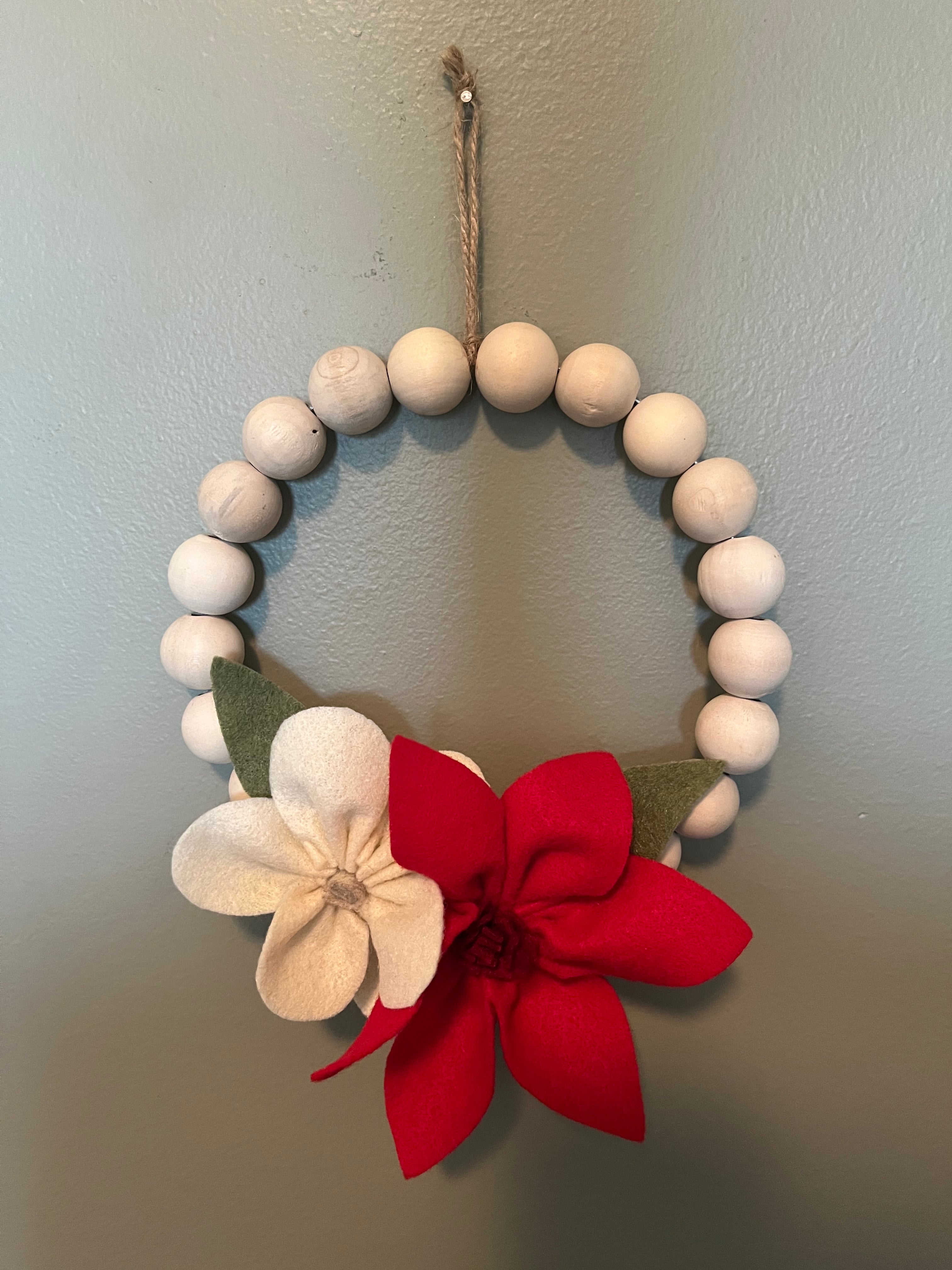Beaded Wreath – Roots and Wings